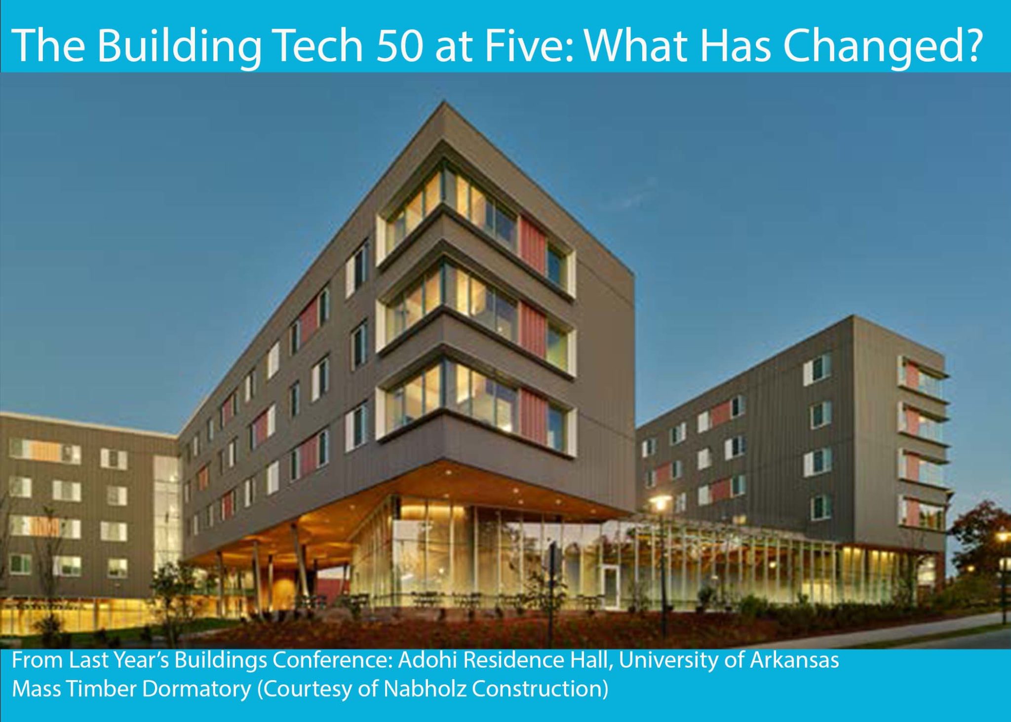 Building Tech 50 at Five: How Smart Building Technology has Changed