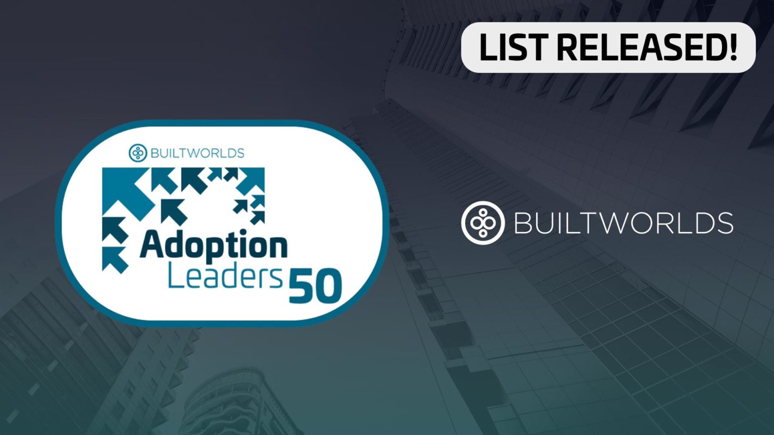 2022 BuiltWorlds Adoption Leaders 50 List – List out now! - BuiltWorlds