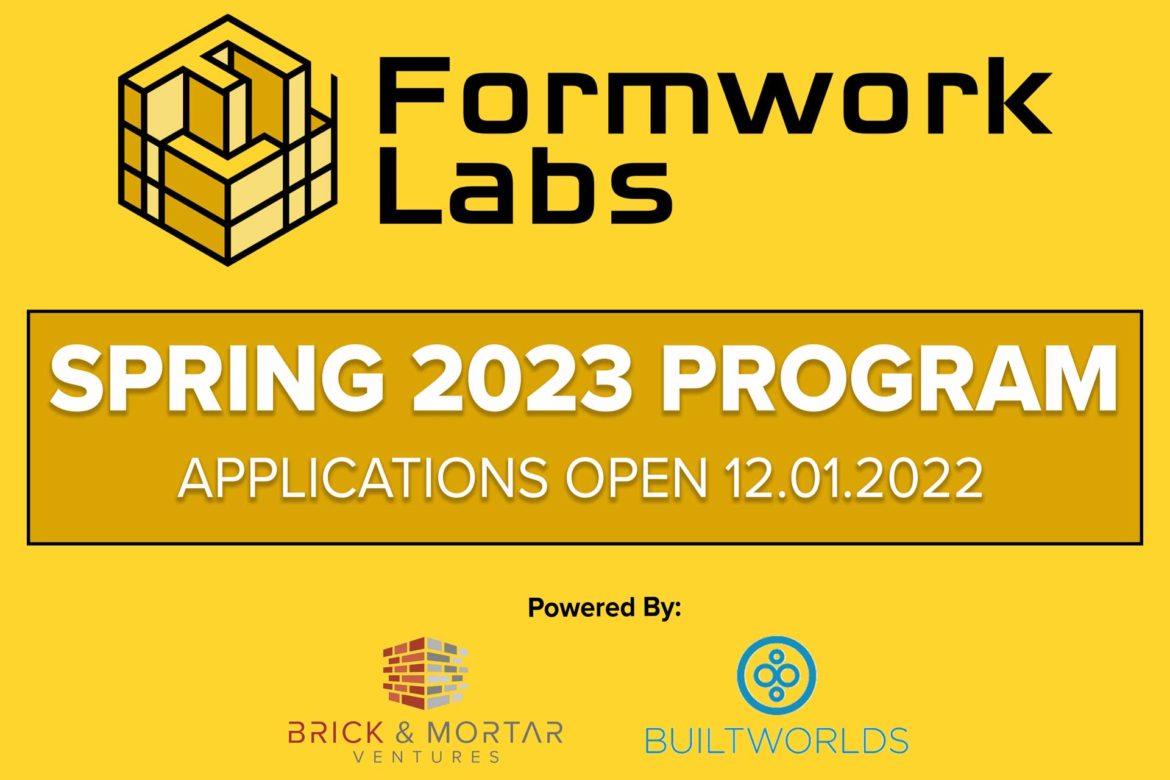 Formwork Labs Look Towards it's Second Year - Apply Now - BuiltWorlds
