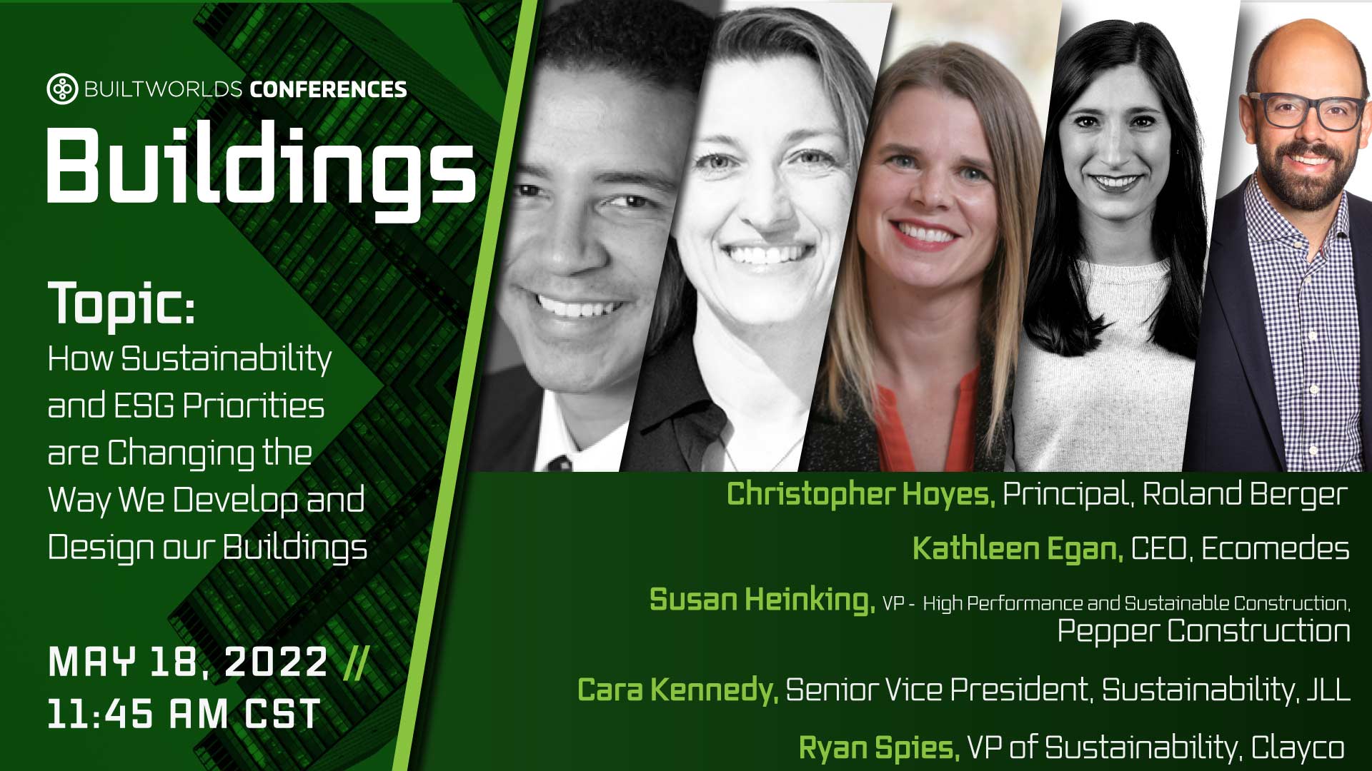 2022 Buildings Conference: How Sustainability and ESG Priorities are ...