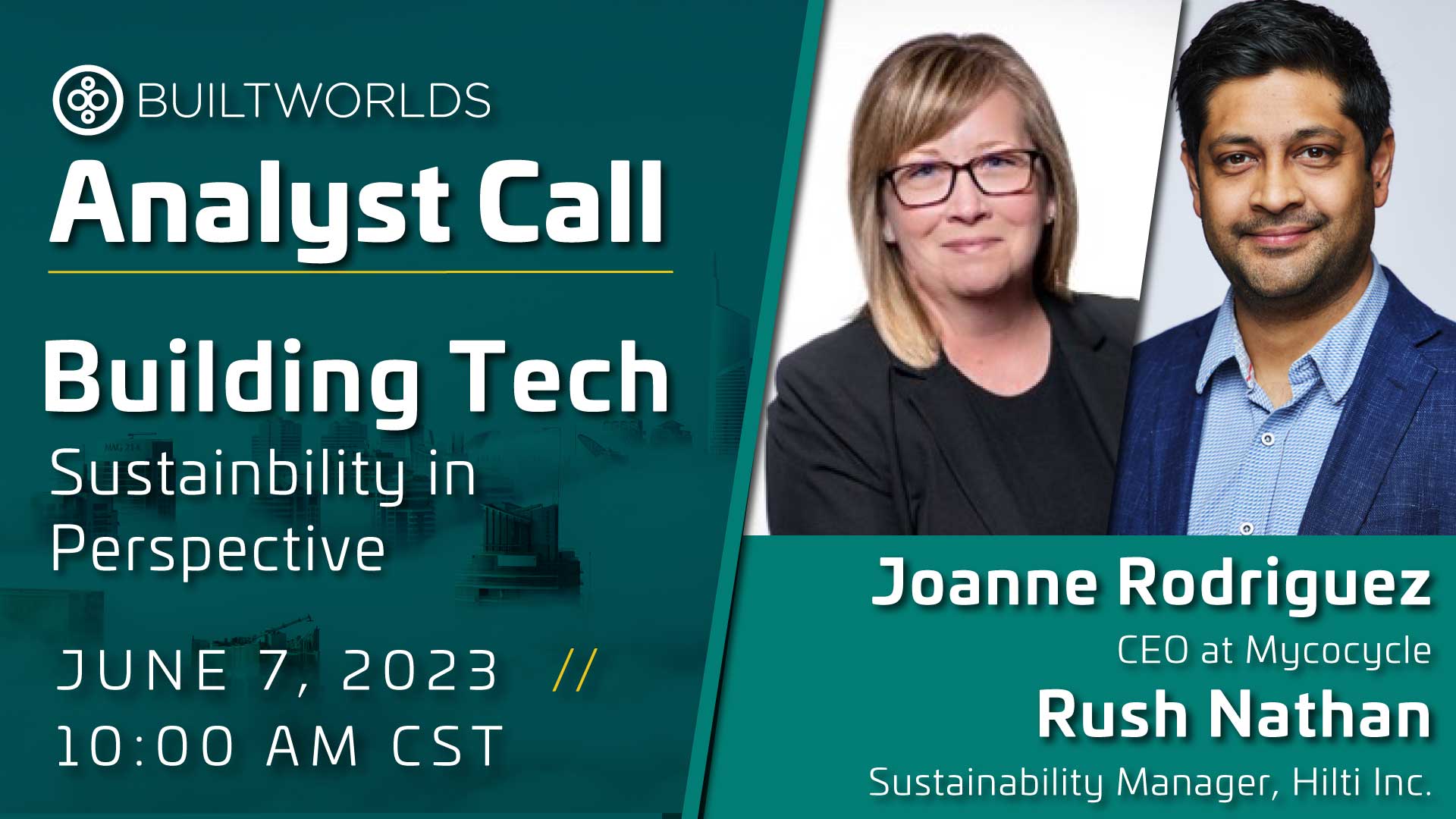 Analyst Call–Building Tech: Sustainability in Perspective - BuiltWorlds