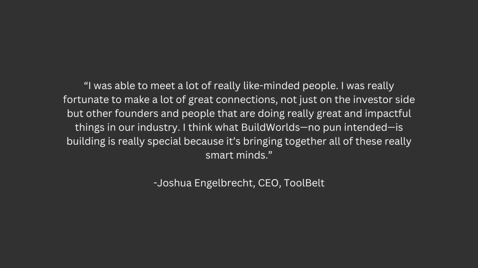 2025 Buildings Conference - BuiltWorlds