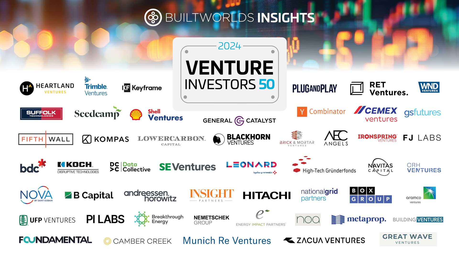 2024 BuiltWorlds' Top 50 Venture Investors - BuiltWorlds
