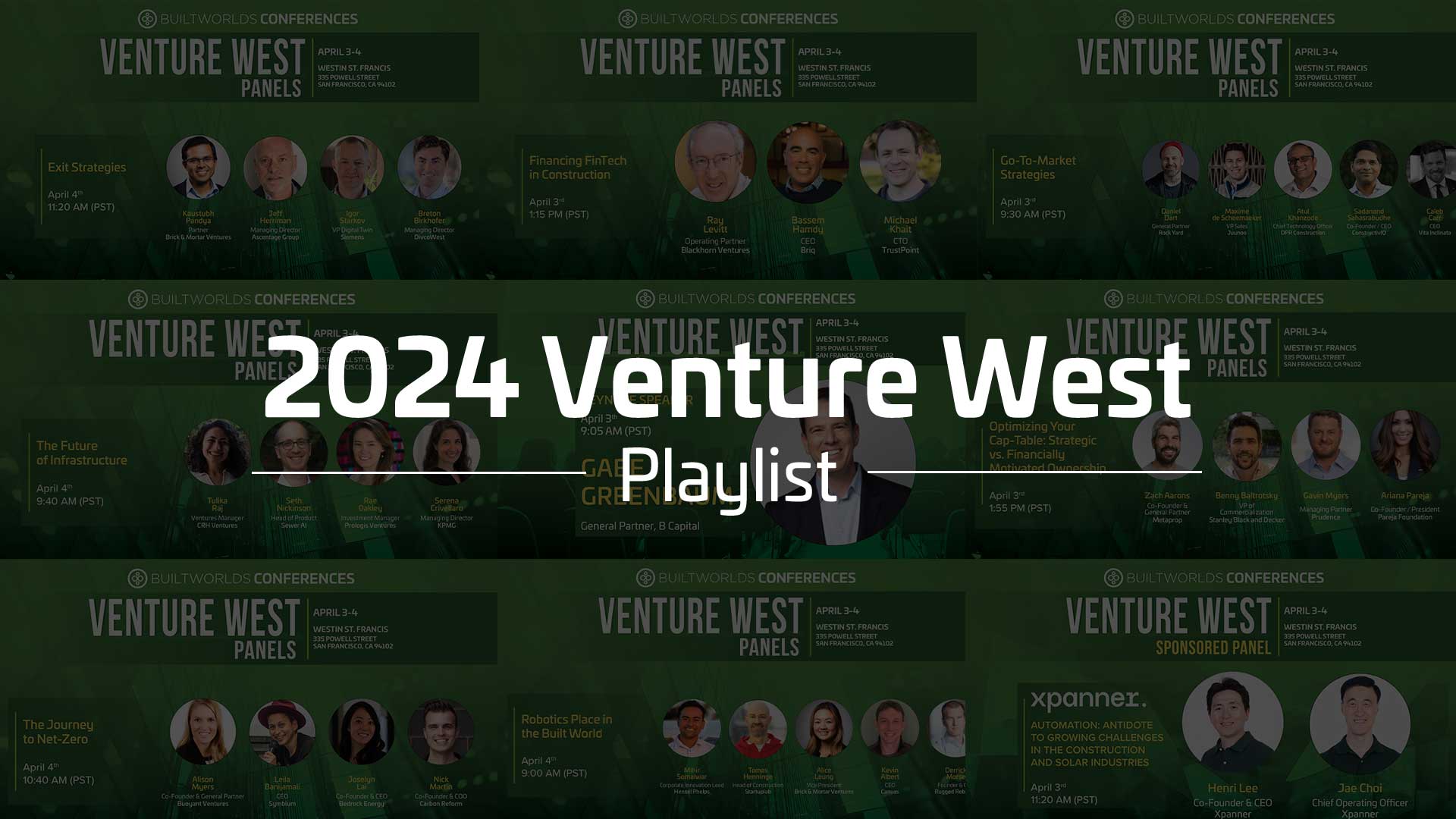 2024 Venture West Conference Playlist - BuiltWorlds